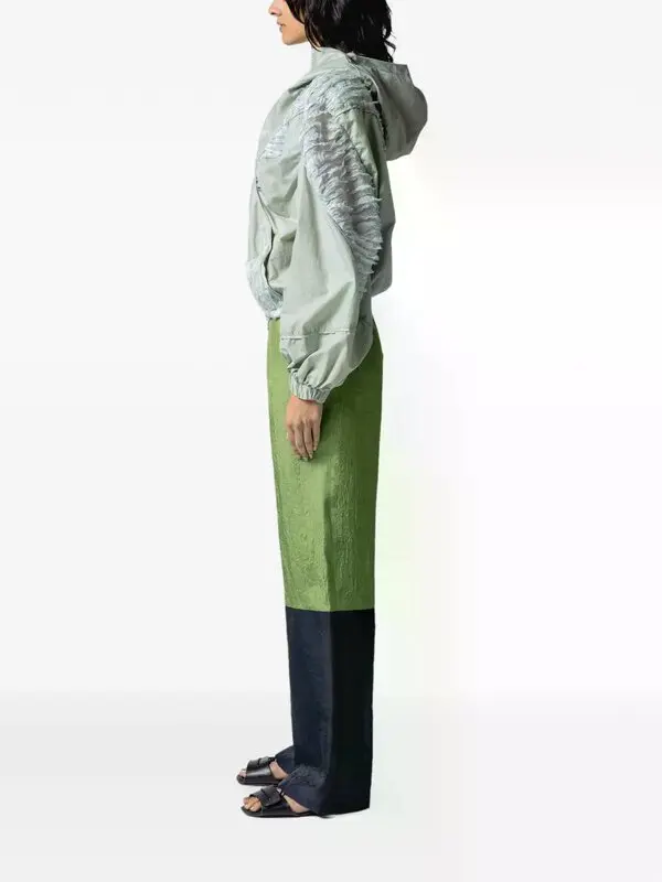 MULLER OF YOSHIOKUBO Ruffled Hooded Jacket