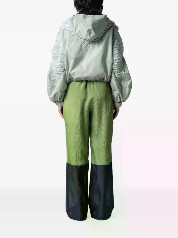 MULLER OF YOSHIOKUBO Ruffled Hooded Jacket
