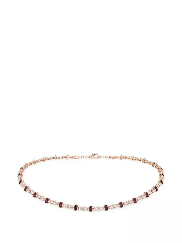 NICKHO REY Mila Tennis Necklace - Pink