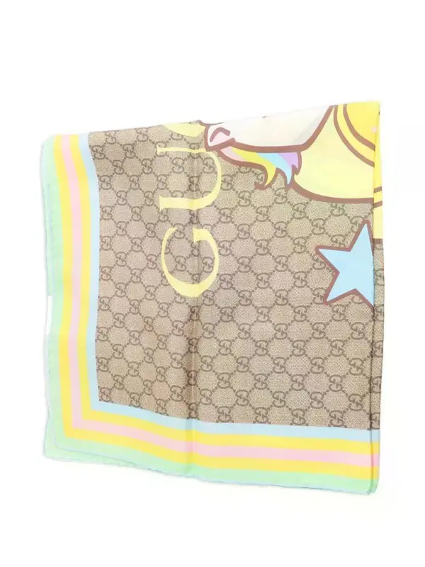 Gucci X Bananya Gg Scarf - Neutrals