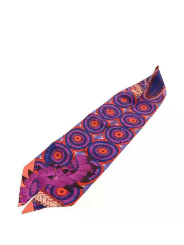 Hermès Twilly Animal-print Scarf
