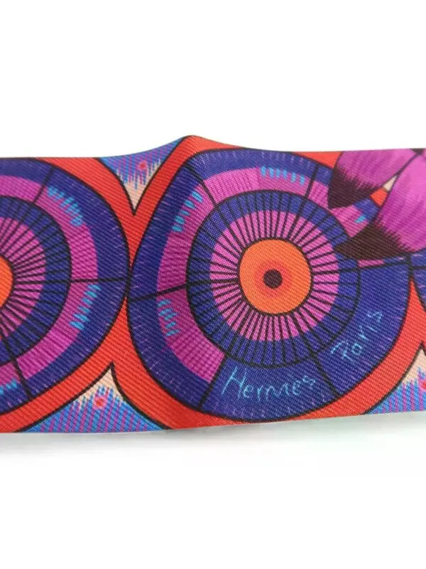 Hermès Twilly Animal-print Scarf