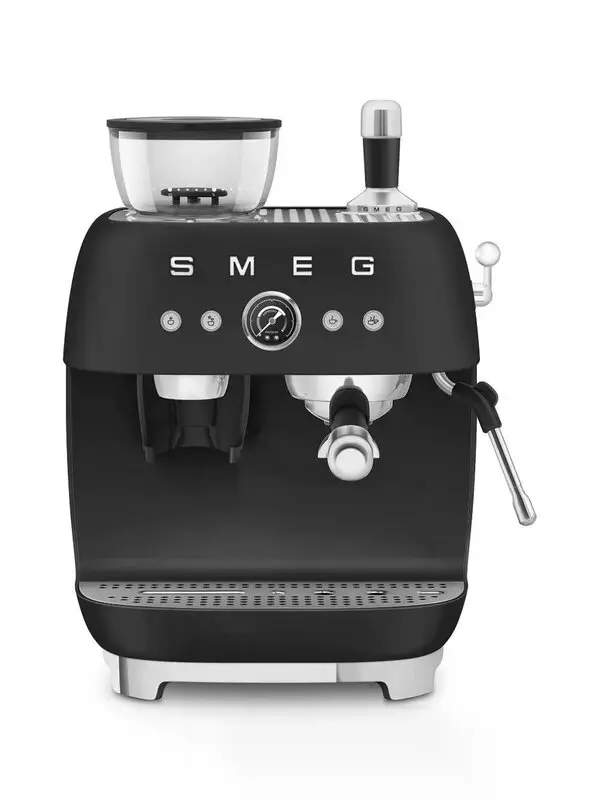 SMEG Anni 50 Matte-finish Coffee Machine - Black