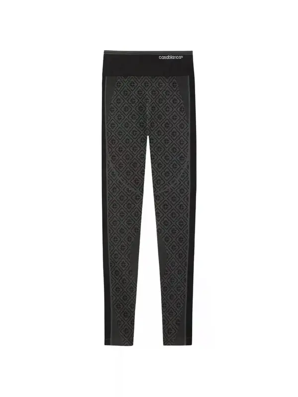 Casablanca Seamless Monogram Leggings - Grey