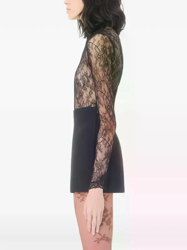Valentino Garavani Floral Lace Body - Black