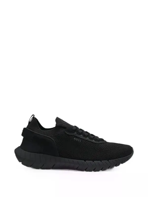 BOSS Mesh-knit Lace-up Sneakers