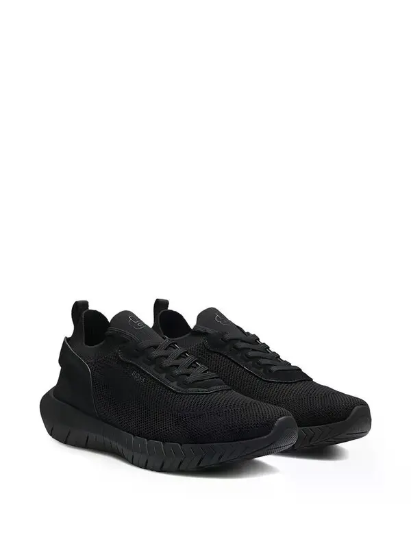 BOSS Mesh-knit Lace-up Sneakers