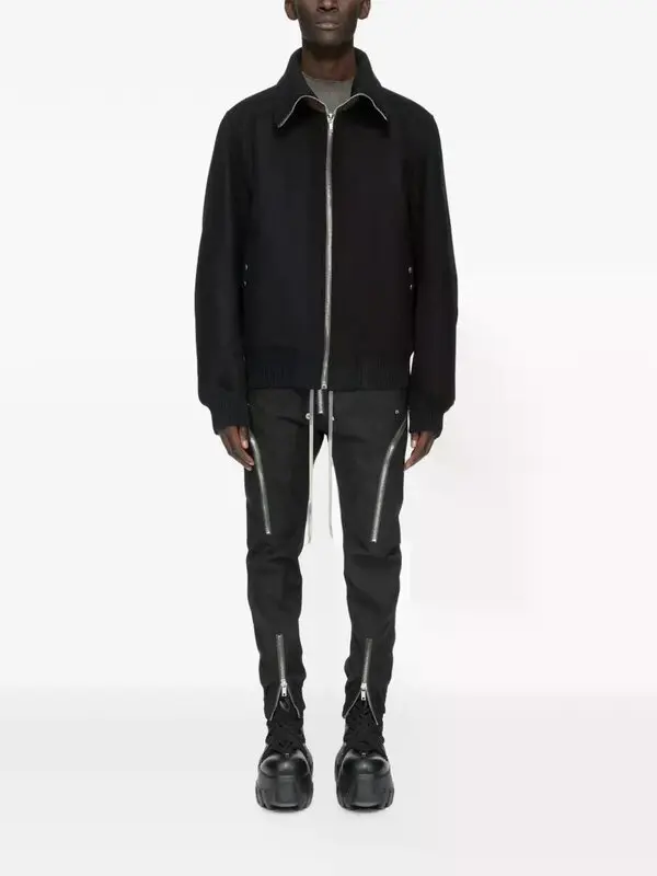 Rick Owens Heizer Zip-detail Cargo Pants - Black
