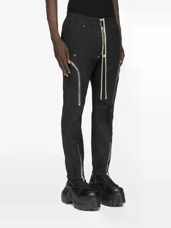 Rick Owens Heizer Zip-detail Cargo Pants - Black