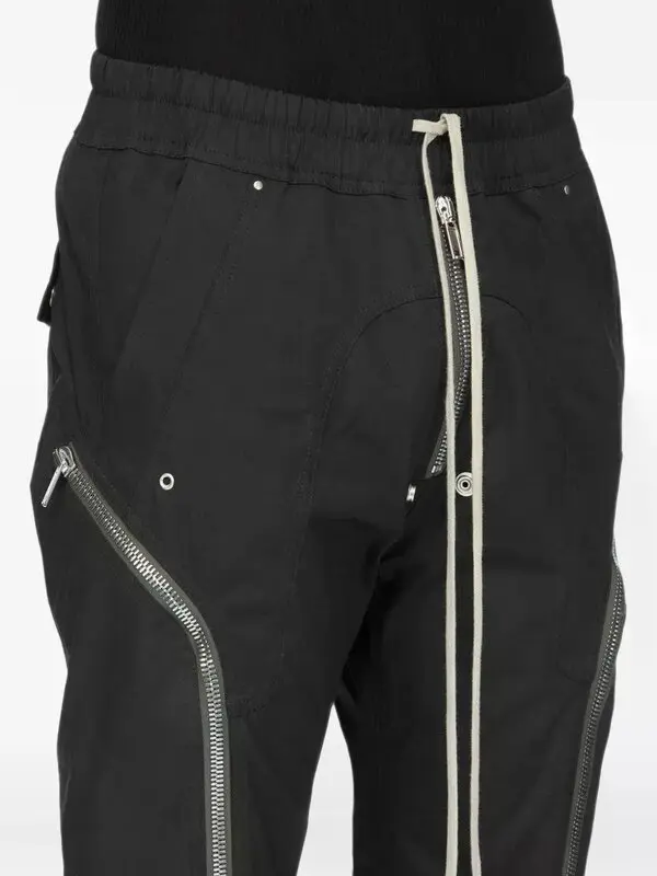 Rick Owens Heizer Zip-detail Cargo Pants - Black