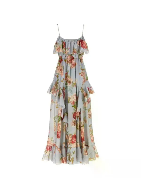 Zimmermann Roselight Frill Maxi Dress
