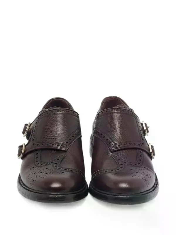 Burberry Delmar Double-buckle Monk Shoes