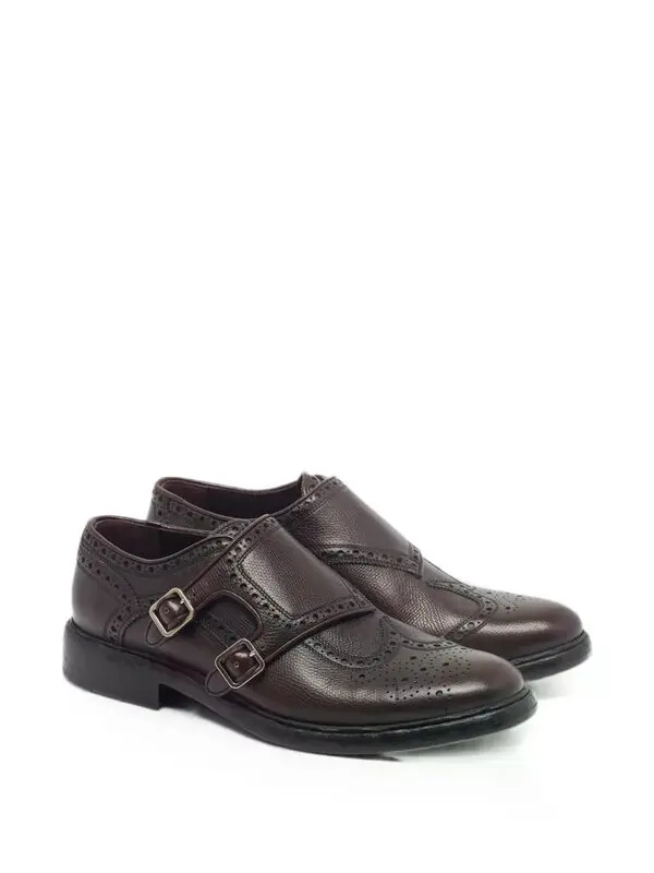 Burberry Delmar Double-buckle Monk Shoes