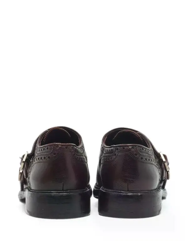 Burberry Delmar Double-buckle Monk Shoes