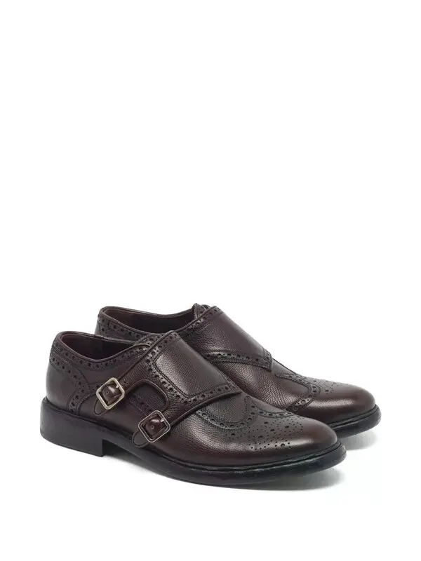 Burberry Delmar Double-buckle Monk Shoes