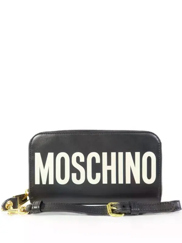 Moschino Logo-print Leather Wallet
