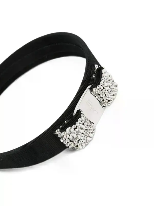 FERRAGAMO Vara Bow Crystal-embellished Headband