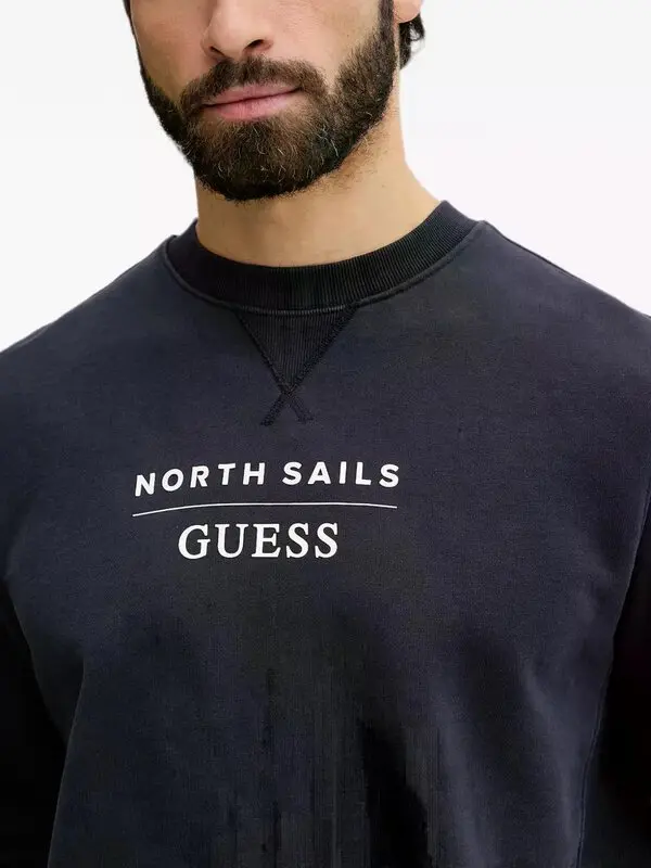 Guess Logo Print Sweatshirt