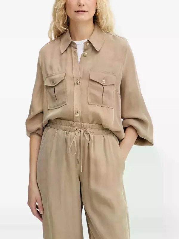 Guess Classic Collar Shirt With Chest Pockets