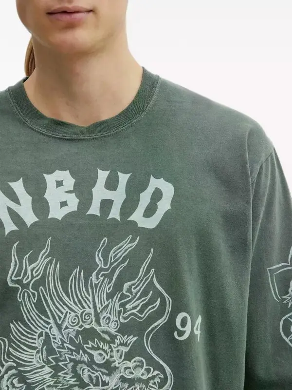 NEIGHBORHOOD Graphic-print Cotton T-shirt