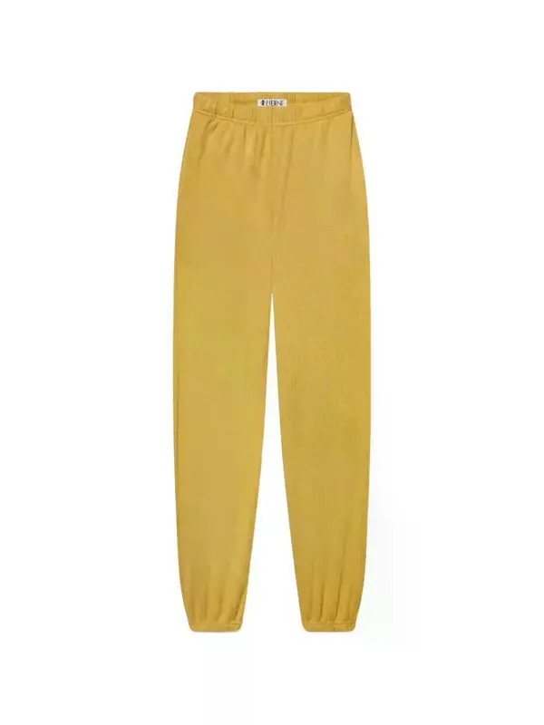 Eterne Drawstring Waist Track Pants - Yellow