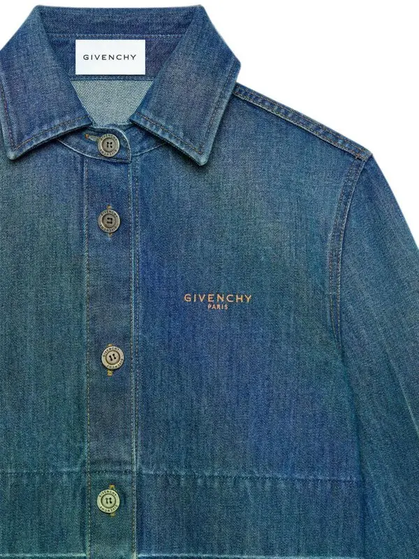 Givenchy Cropped Denim Jacket