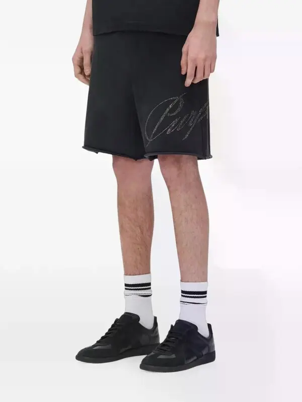 PURPLE BRAND Logo Detail Shorts
