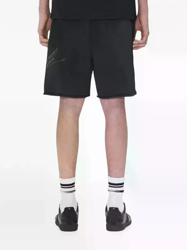 PURPLE BRAND Logo Detail Shorts