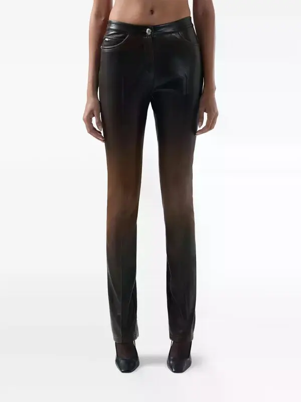 Gcds Logo-patch Split-hem Trousers