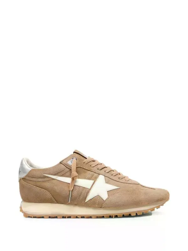 GOLDEN GOOSE Marathon Suede Sneakers - Neutrals