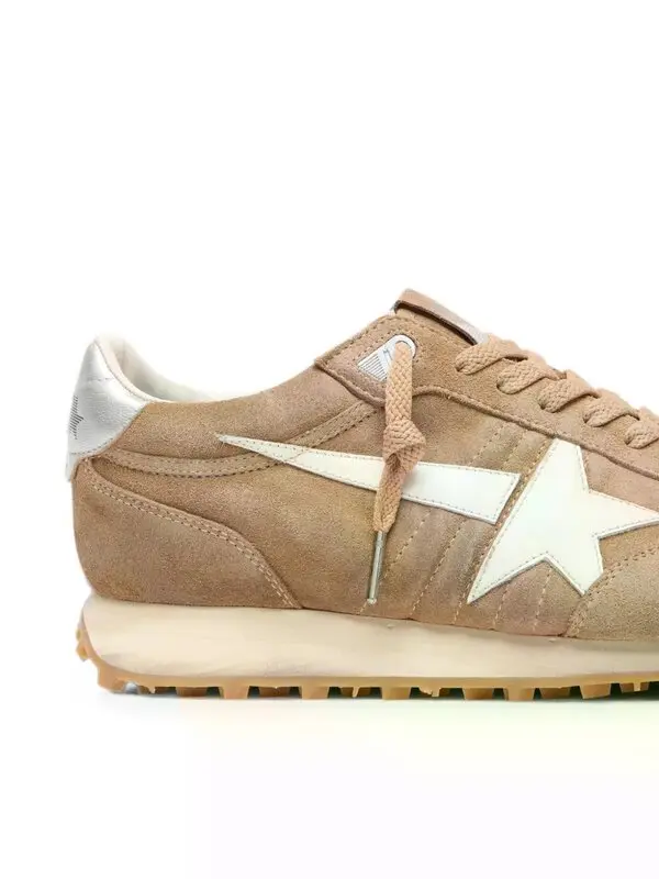 GOLDEN GOOSE Marathon Suede Sneakers - Neutrals