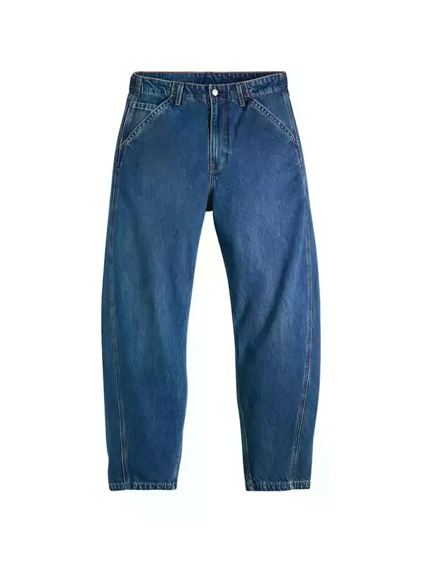 LEVI'S Baggy Barrel Jeans With Contrast Stitching - Blue