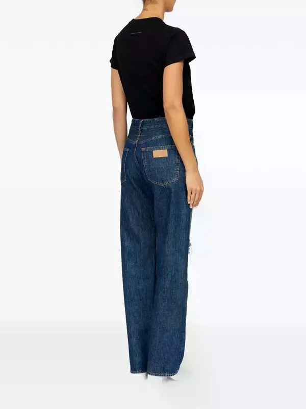 MAISON MARGIELA Patchwork Barrel-leg Jeans
