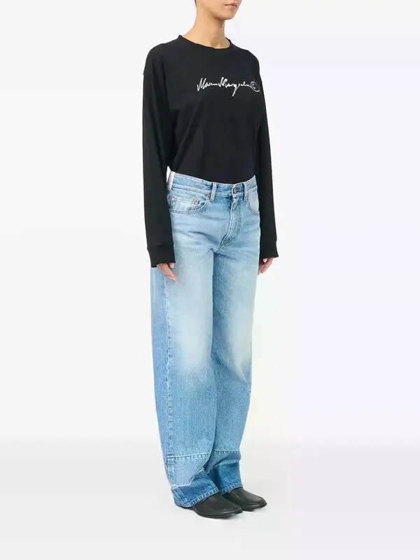 MAISON MARGIELA Straight-leg Jeans With White Yoke
