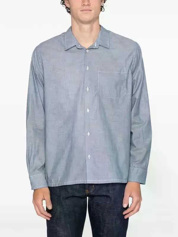Naked & Famous Denim True Striped Shirt
