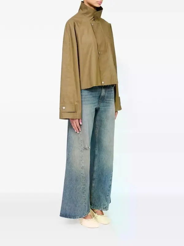 MAISON MARGIELA Coated Trench Jacket - Brown