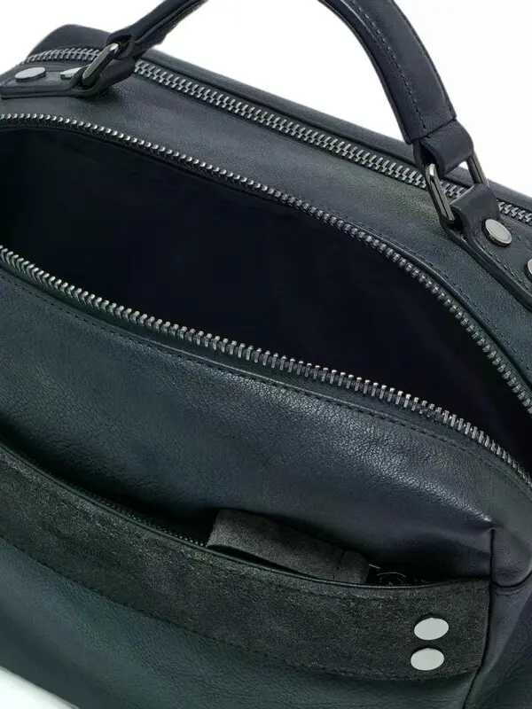 Giorgio Armani Leather Shoulder Bag - Blue