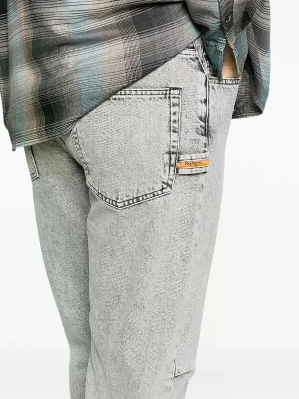 REPLAY Panelled Acid Wash Jeans