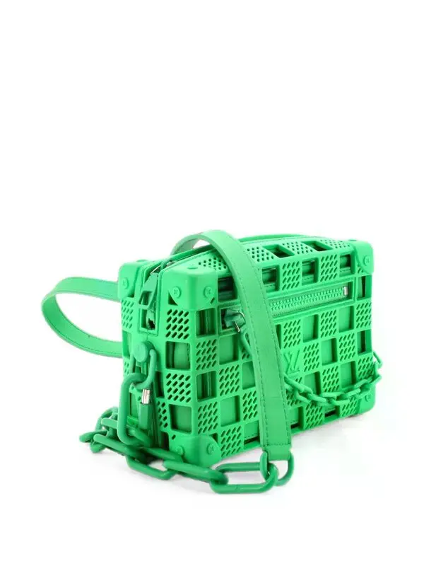 LOUIS VUITTON Soft Trunk Mini Crossbody Bag In Recycled Rubber