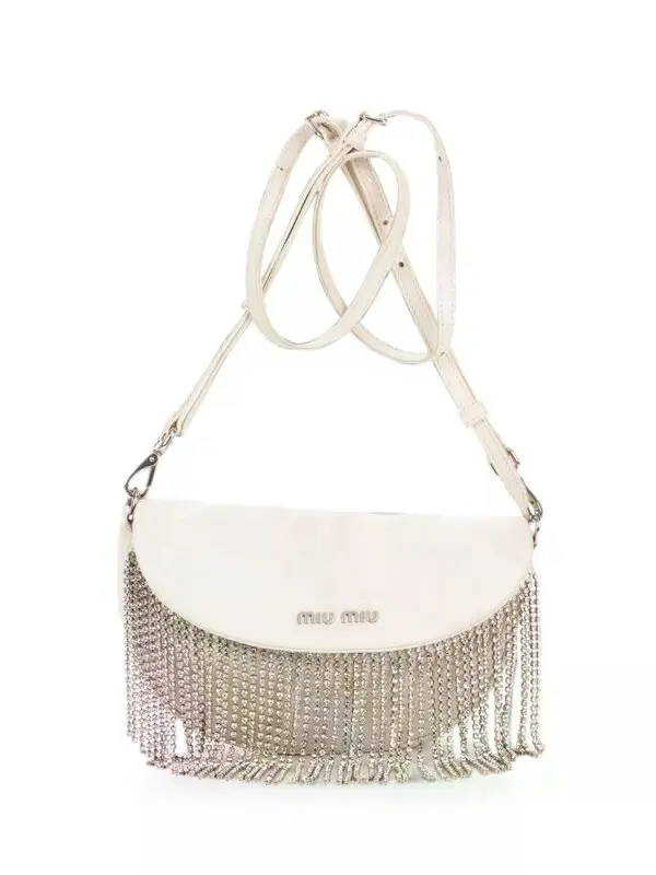 Miu Miu Crystal Fringed Cross Body Bag