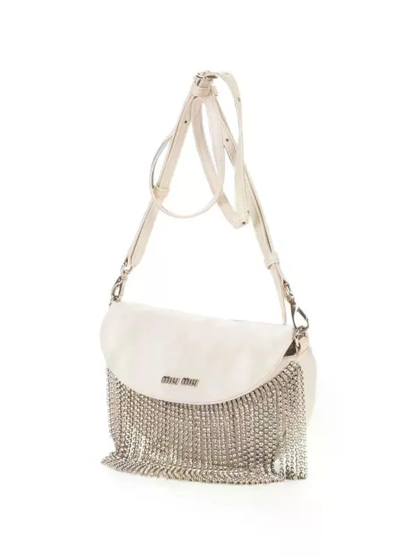 Miu Miu Crystal Fringed Cross Body Bag