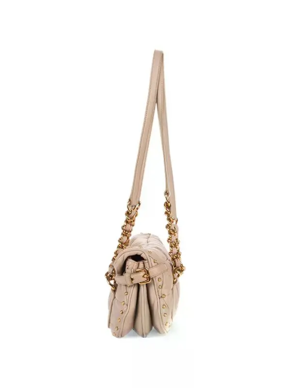 Miu Miu Studded Turn-lock Shoulder Bag