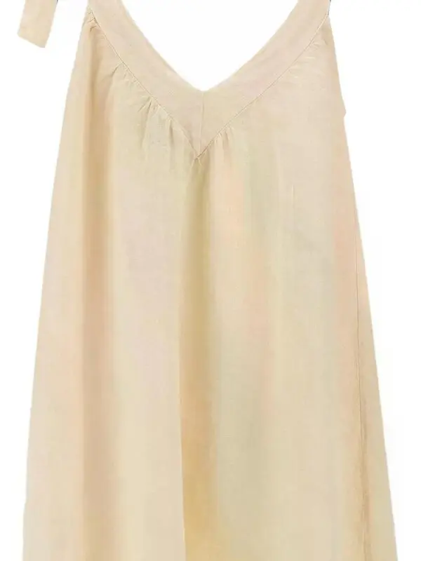 KAOS Tie-strap Linen Dress