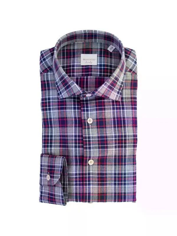 BRANCACCIO Check-pattern Button-down Shirt