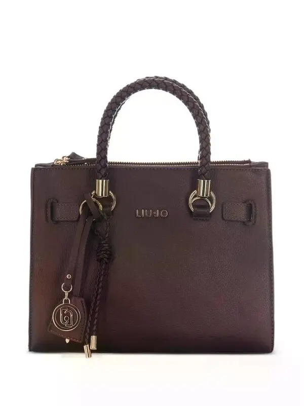 Liu Jo Small Logo-charm Satchel Bag - Brown