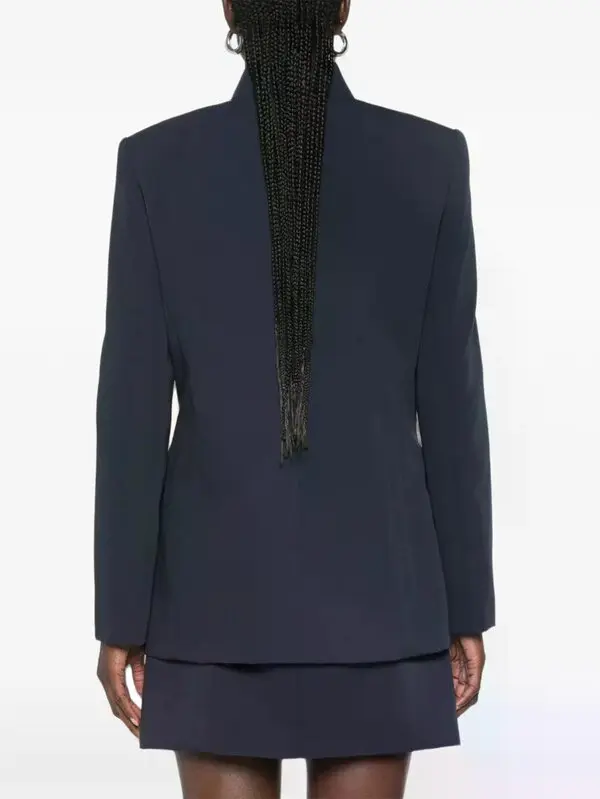 VICOLO Mandarin Collar Button-up Jacket