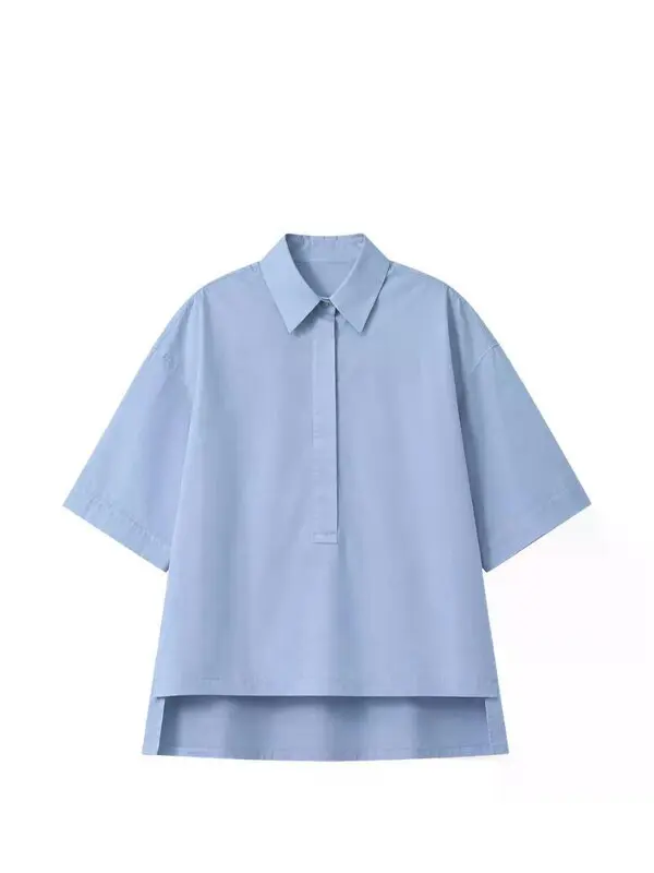 Liviana Conti High-low Popover Shirt - Blue