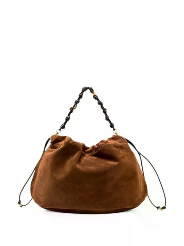 GIANNI CHIARINI Large Morgana Shoulder Bag - Brown