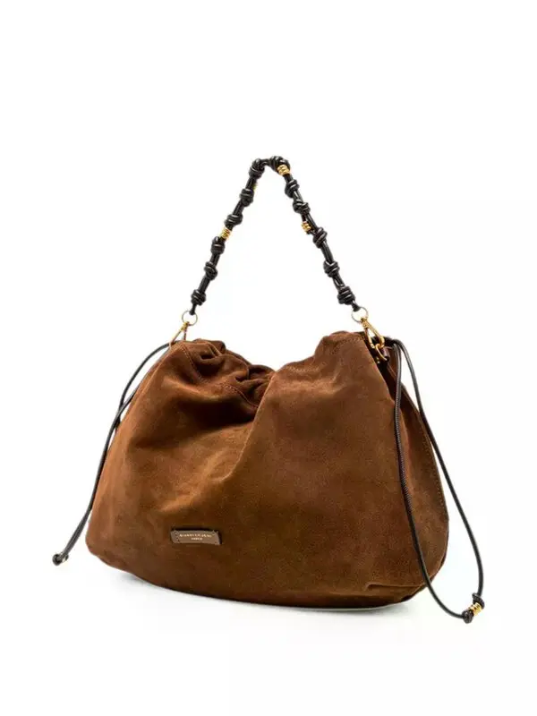 GIANNI CHIARINI Large Morgana Shoulder Bag - Brown