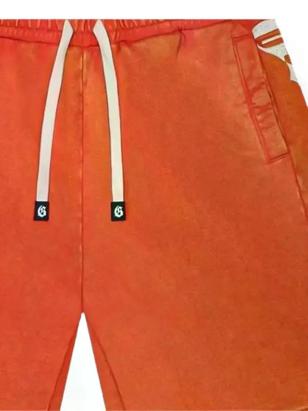 GODSPEED Courtside Logo-print Jersey Shorts - Orange